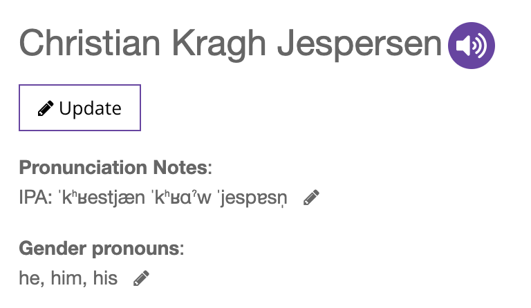 So what is your name and how do you say it? | Christian Kragh Jespersen